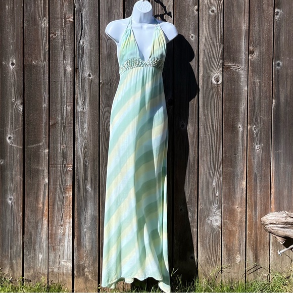 Gillia | Dresses | Gillia Hawaii Maxi Tye Dye Dress Cover Up Size Small ...